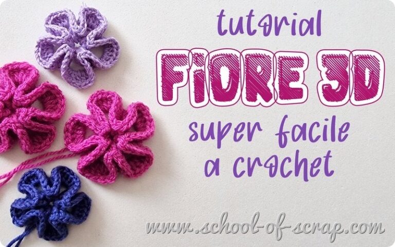 Uncinetto: tutti i miei tutorial, spiegazioni e schemi gratis | Alessia, scrap & craft…